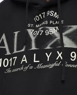 1017 Alyx 9sm Large Front Print Hoodie