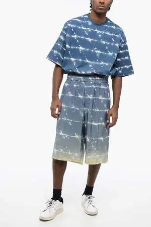 JIL SANDER Printed Elastic-waist Shorts