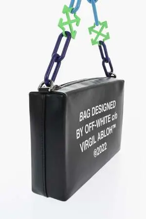 Off-White Logo-print Chain-link Shoulder Bag
