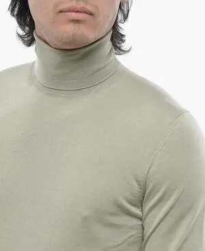 PAOLO PECORA Turtleneck Wool-blend Sweater