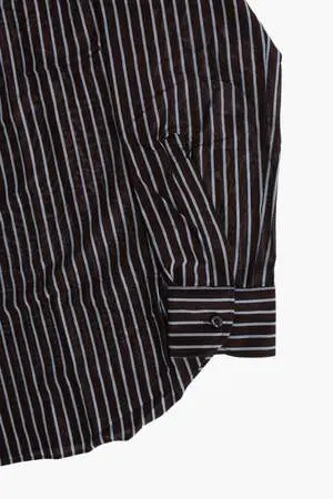 Corneliani Striped French-collar Shirt