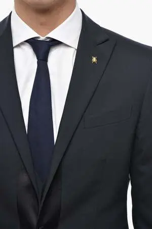 Corneliani Satin-trim Three-piece Suit