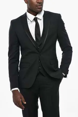 Corneliani Peak-lapel Three-piece Suit