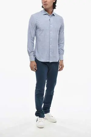 Corneliani Herringbone Pattern Shirt