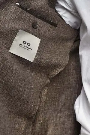 Corneliani Cc Collection Single-breasted Patch-pocket Blazer - Brown