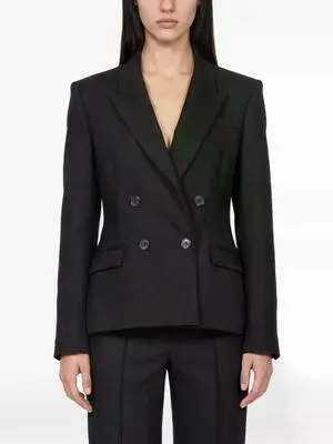 Alex Perry Peak-lapels Fitted Double-breasted Blazer