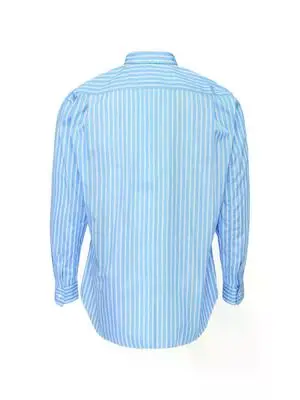 Comme Des Garçons Zip-detail Striped T-shirt