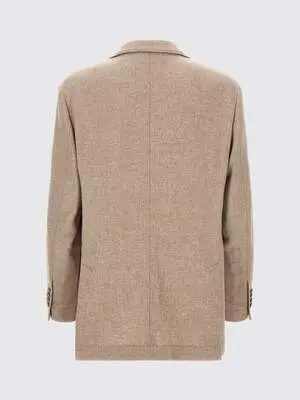 Brunello Cucinelli Single-breasted Wool And Mohair Blazer With Patch Pockets