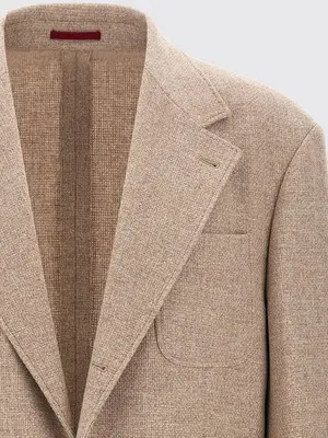 Brunello Cucinelli Single-breasted Wool And Mohair Blazer With Patch Pockets