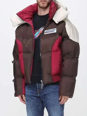 Dsquared2 Oversized Quilted Down Jacket In Nylon With Funnel Neck And Hood