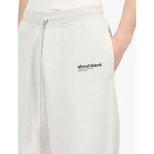 ABOUT:BLANK Dual Logo Cotton Jogging Bottoms