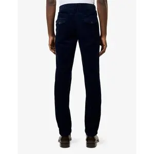 Eleventy Drawstring-waist Cotton-corduroy Trousers