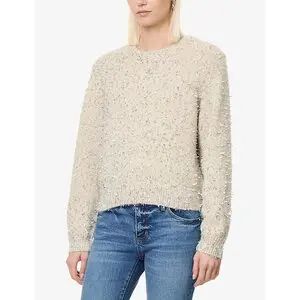 FRAME The Tinsel Crew Neck Knitted Sweater