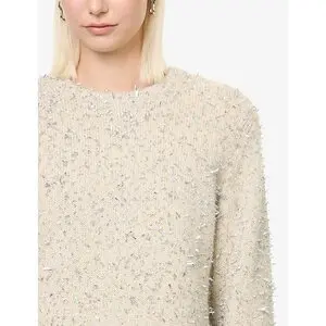 FRAME The Tinsel Crew Neck Knitted Sweater