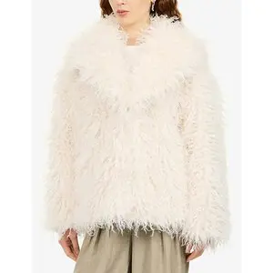 4TH & RECKLESS Brigitte Faux Shearling Jacket