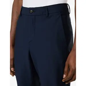Eleventy Straight-leg Stretch Cotton-blend Chinos