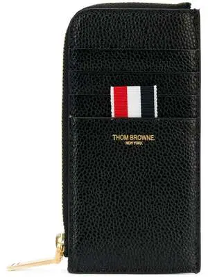 Thom Browne Half Zip Around Wallet - Black