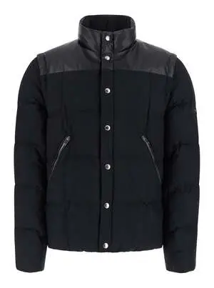 TATRAS Maracaibo Down Jacket With High Collar And Long Sleeves In Tech Fabric - Black