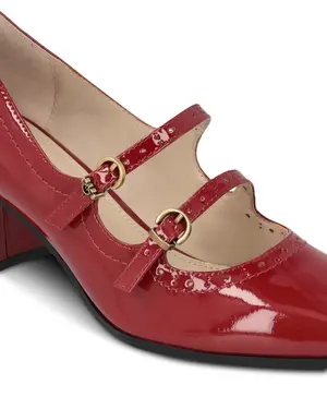 Pinko Anita 02 Patent Leather Mary Jane Pumps
