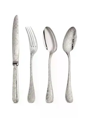 Christofle Jardin D'eden 110-piece -plated Flatware Set