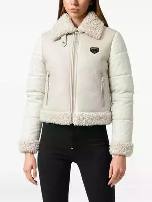 Philipp Plein Eco-leather Shearling Jacket