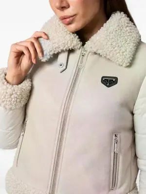 Philipp Plein Eco-leather Shearling Jacket