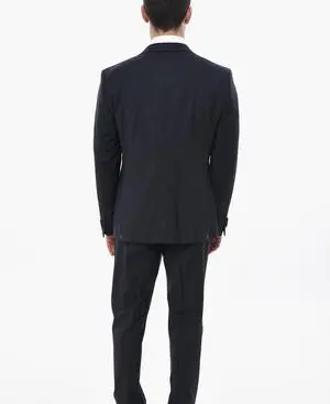 Corneliani Satin-lapel Three-piece Suit