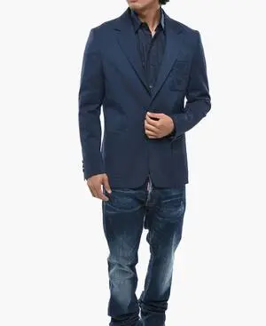 Palm Angels Two-button Logo Blazer