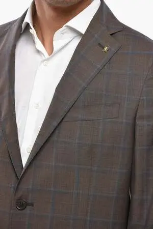 Corneliani Plaid-pattern Single-breasted Blazer