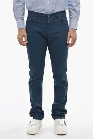 Corneliani 5-pocket Pants - Blue