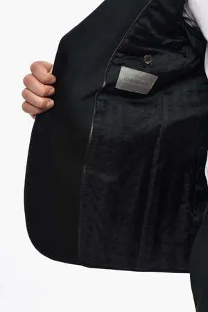 Corneliani Satin-lapel Virgin-wool Suit