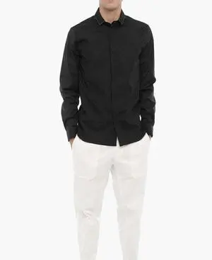 Neil Barrett Cut-out Bolt Slim-fit Shirt