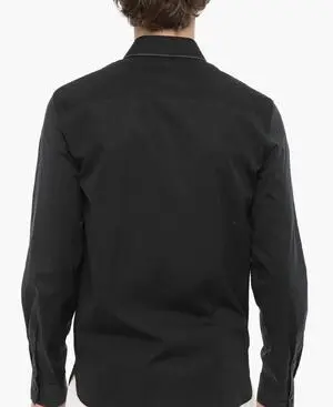 Neil Barrett Cut-out Bolt Slim-fit Shirt