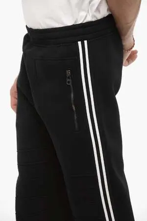 Neil Barrett Biker-style Side-stripe Track Pants