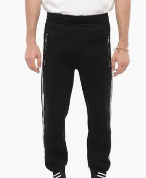 Neil Barrett Biker-style Side-stripe Track Pants