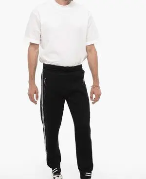 Neil Barrett Biker-style Side-stripe Track Pants