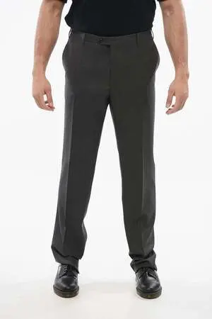 Corneliani Leader Wool Trousers - Gray