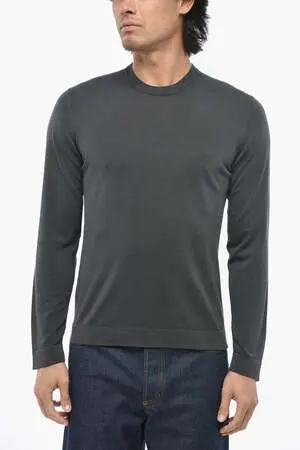 DRUMOHR Long-sleeve Crew-neck T-shirt - Gray