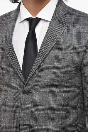Corneliani Unlined District Check Blazer