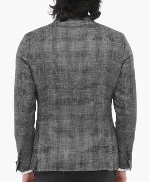 Corneliani Unlined District Check Blazer