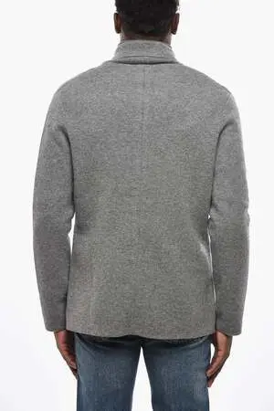 Malo Knit Double-breasted Blazer