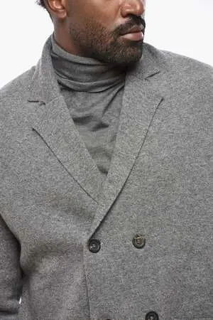 Malo Knit Double-breasted Blazer