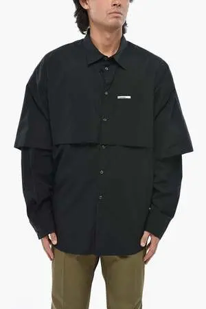 Dsquared2 Oversized Shirt With Chest Pocket