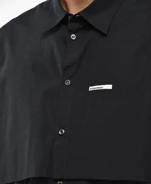 Dsquared2 Oversized Shirt With Chest Pocket