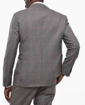 Corneliani District Check Virgin Wool Suit