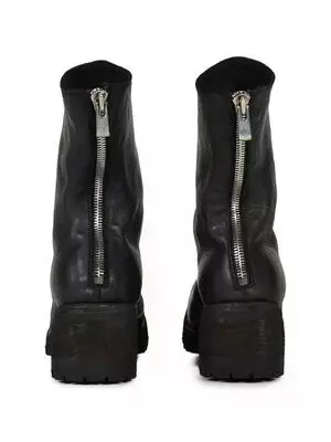 Guidi Full-grain Leather Ankle Boots