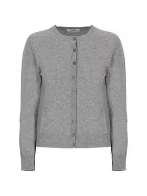 KANGRA Fine-knit Button-up Cardigan