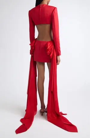 Zimmermann Clash Bow Minidress