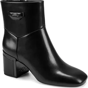 Dkny Kendra Faux Leather Bootie - Black
