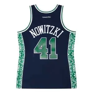 Mitchell & Ness Nba China Game 2026 Macao Exclusive Dallas Mavericks Dirk Nowitzki Jersey Asia Sizing - Navy